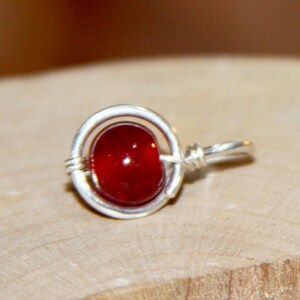 Belly Button Ring Red Beaded, Delicate Jewelry for the Pierced Tummy ...