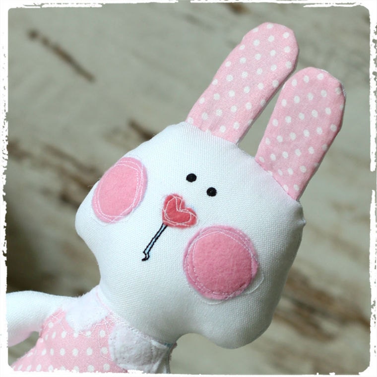 Bunny Sewing Pattern and Sewing Instructions Bunny Girl in | Etsy