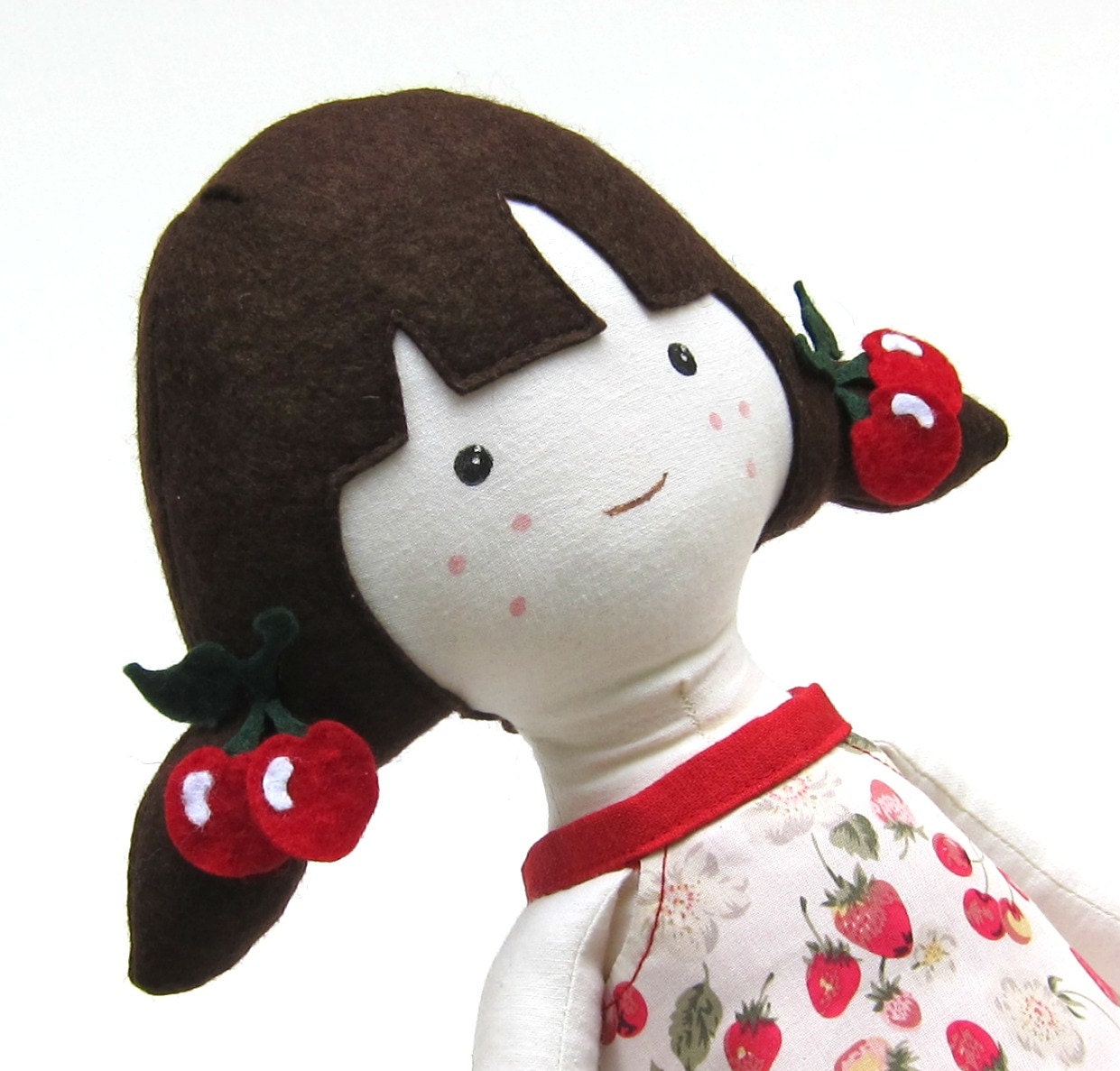 INSTANT DOWNLOAD 16" Cherry Doll and Doll Clothes PDF Pattern and ...