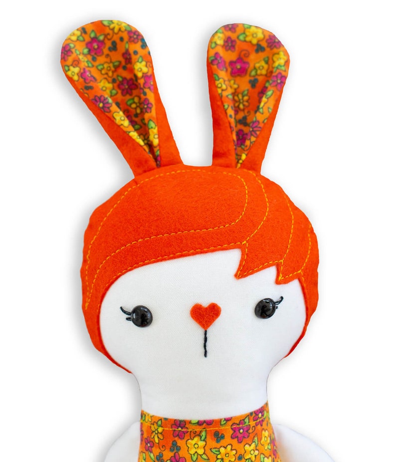 Easter Bunny Doll Sewing Pattern and Tutorial Style - Etsy