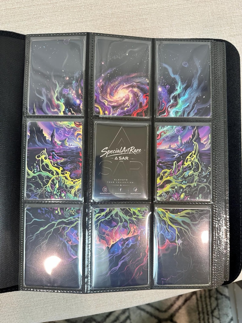 Gengar Inspired Extended Art for Binder | Ghost TCG Binder Display ...