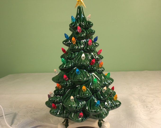 Glazed 12 Inch Christmas Tree - Etsy