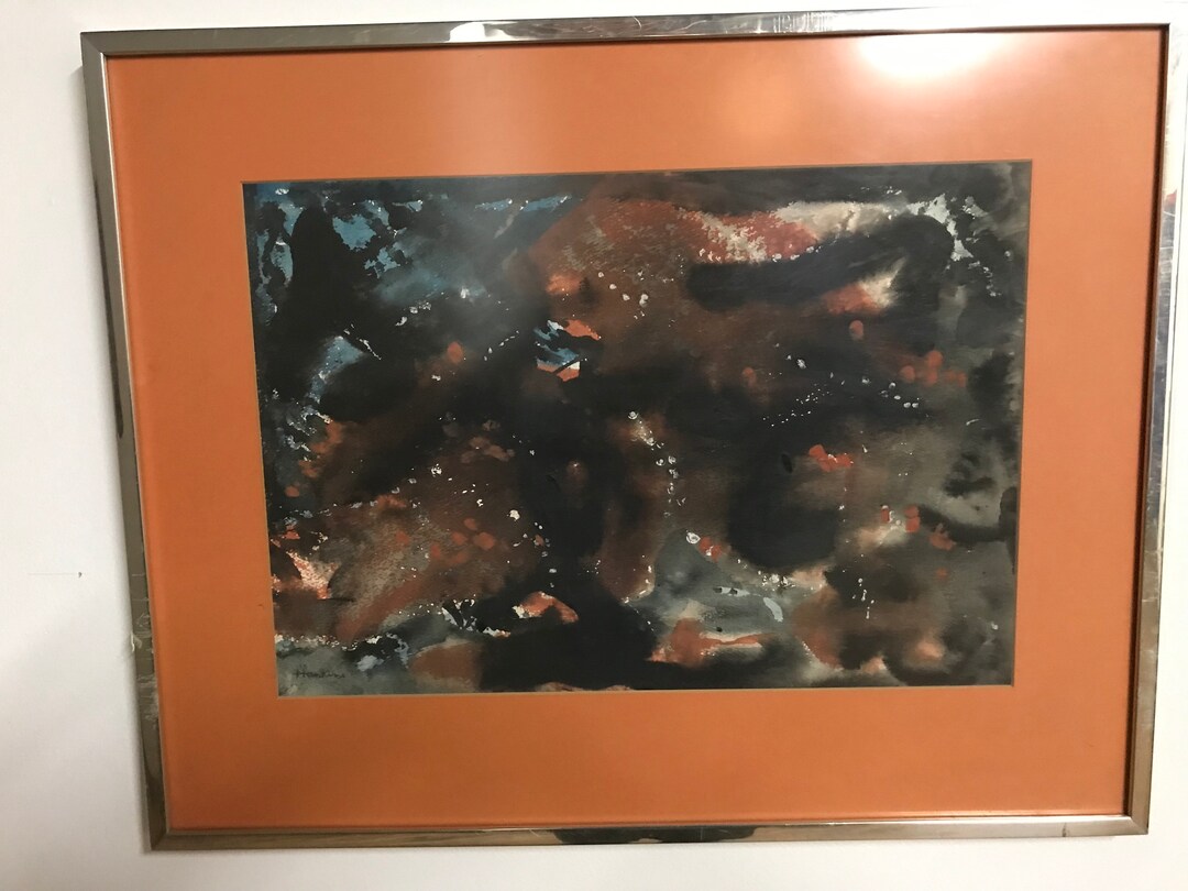 Listed PA Artist Abraham P. Hankins 1900-1963 Abstract - Etsy