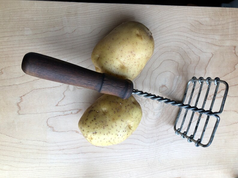 Antique Rare 1900's Twisted Wire Potato Masher or Squash, Vegetables ...