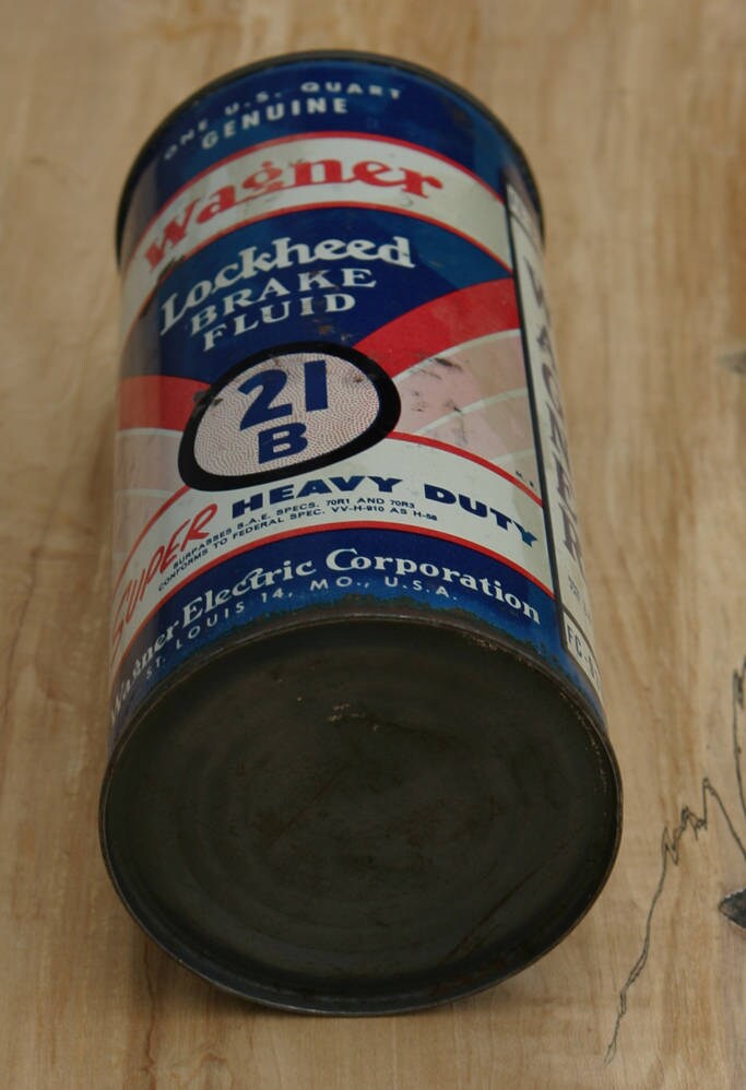 Vintage Advertising WAGNER LOCKHEED Break Fluid One Quart Size - Etsy