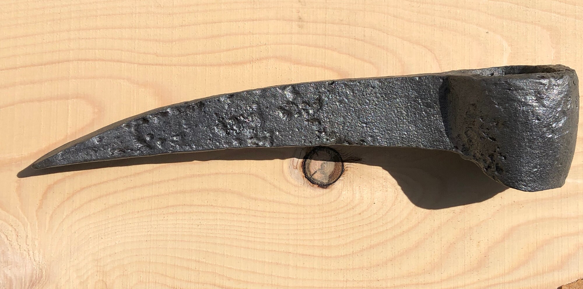 Primitive Blacksmith Hand Forged Single Pick Ax Adze Grub Hoe | Etsy