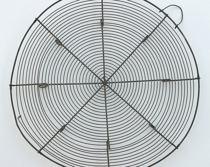 Antique Rare Huge 13 Patisserie FRENCH WIREWARE RACK Hand Crimped ...