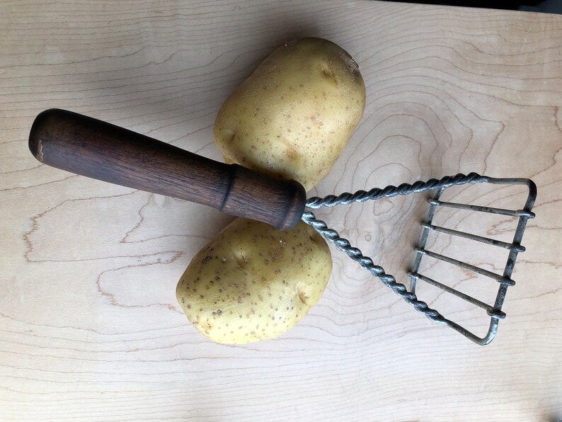 Antique Rare 1900's Twisted Wire Potato Masher or Squash, Vegetables ...