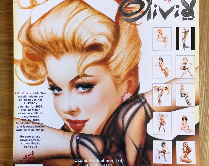 2007 Calendar Playboy OLIVIA Debardinis Art Ozone Production - Etsy