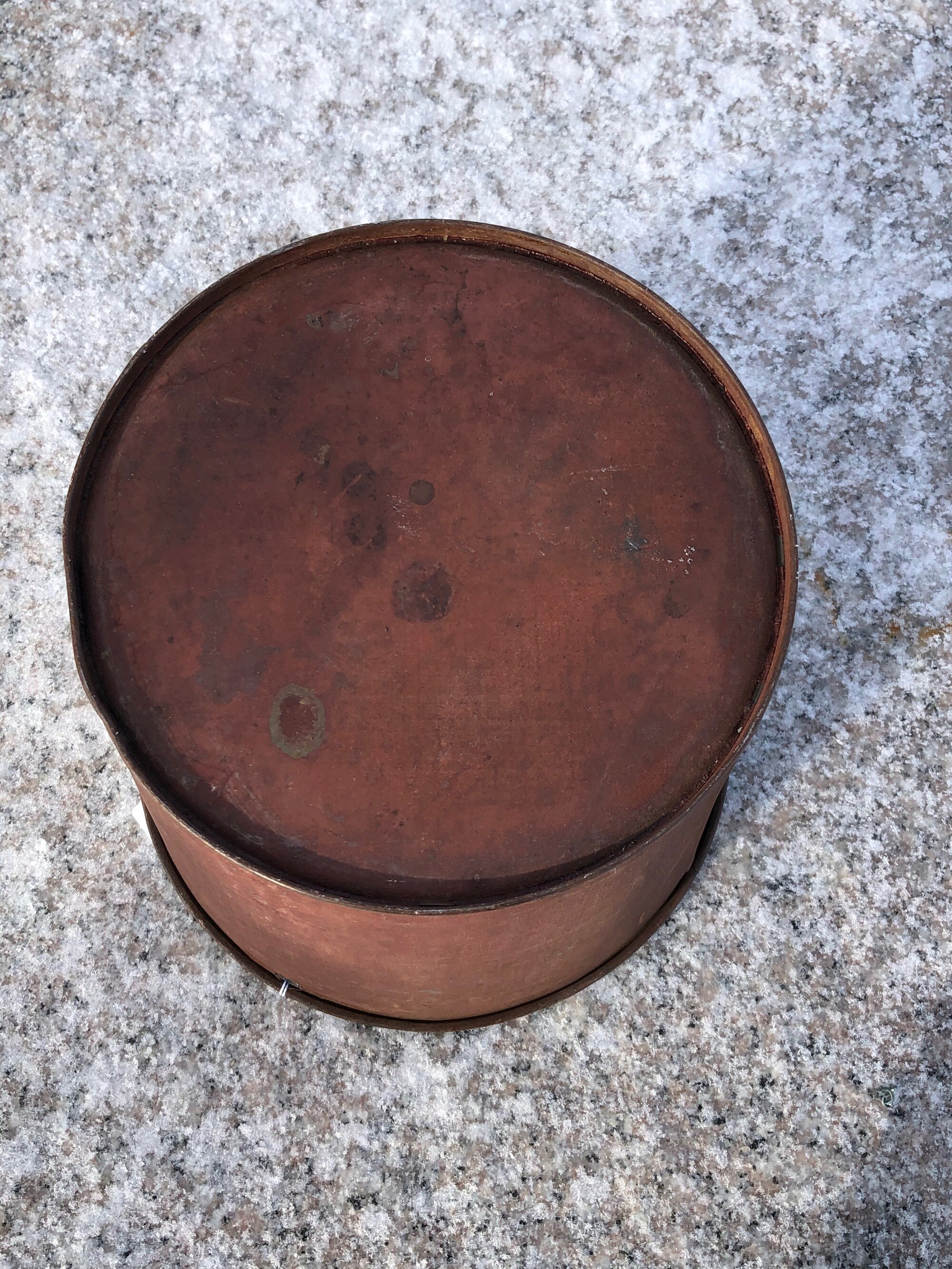 Primitive Rare Early Authentic VERMONT Farmstead Large Red Tin Maple ...