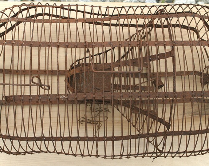 PENDING/ Antique 1800s Rare Primitive Vermont Wire Live Mouse Trap ...