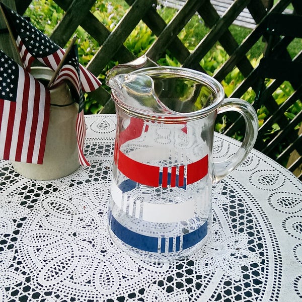 Patriotic Glassware - Etsy