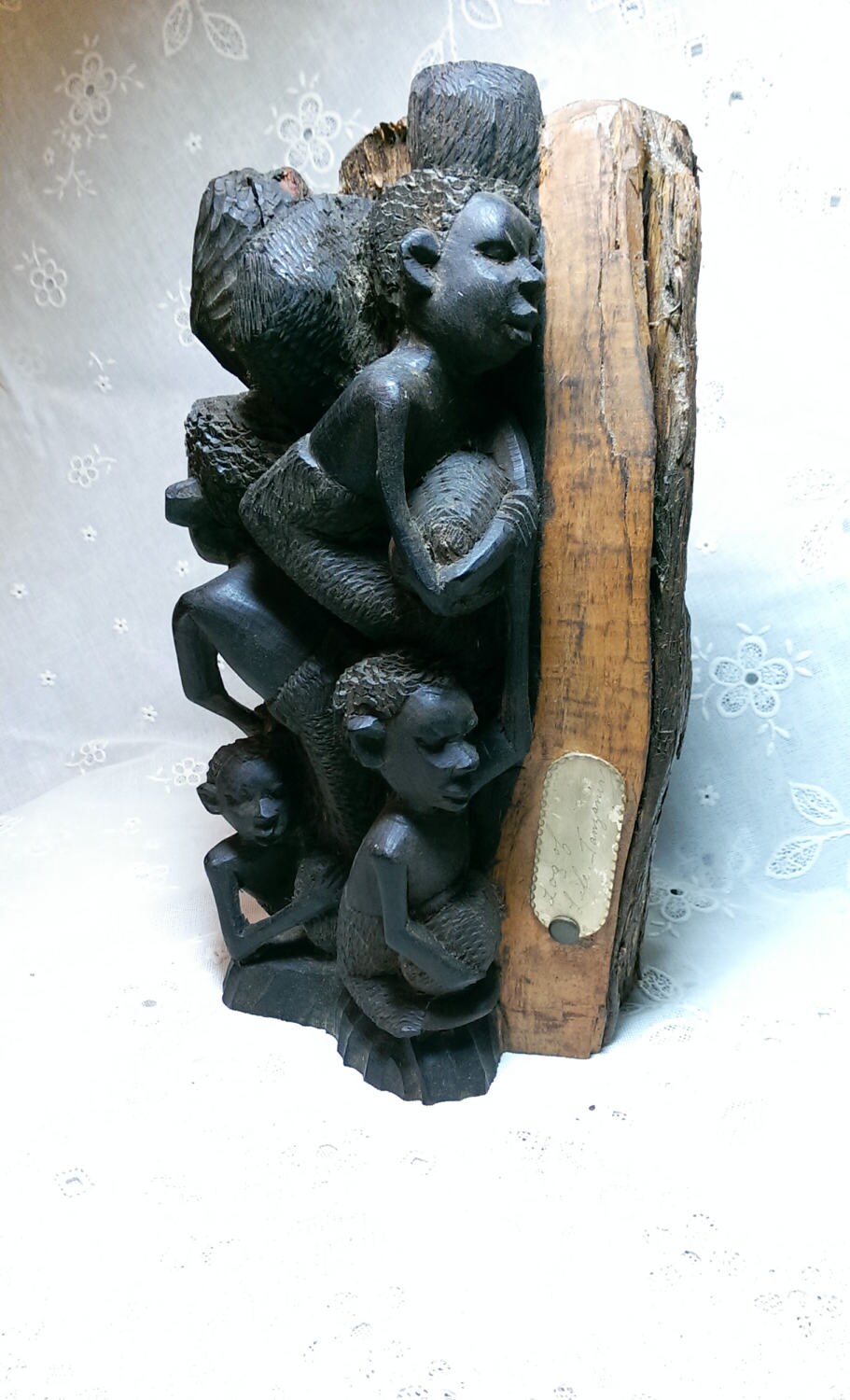 Antique Log of Life Tanzania Ebony Makonde Sculpture - Etsy