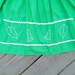 Vintage Christmas Embroidered Ric Rac Apron - Etsy