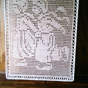 Vintage Hand Crochet Skaters Screen Wall Window Hanger - Etsy