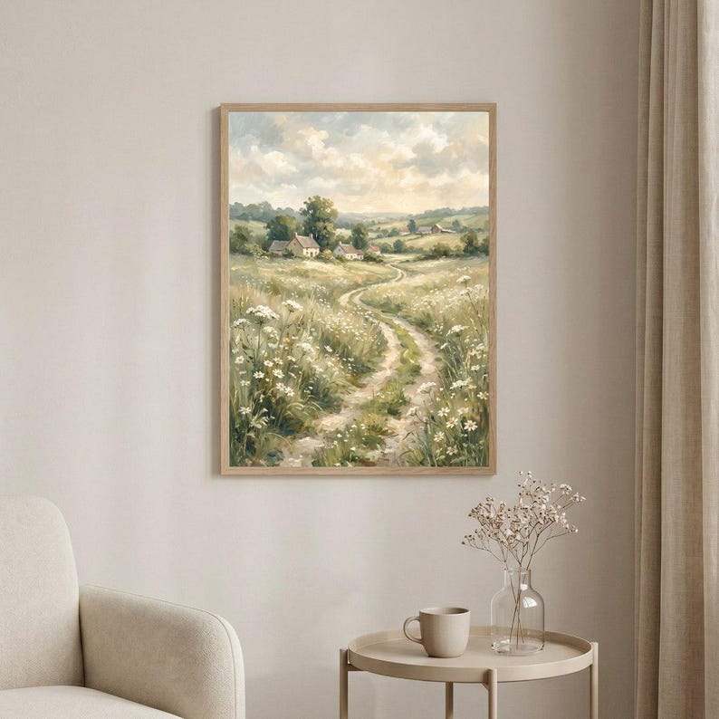 Countryside Wall Art Printable Printable Cottage Garden Wall Art ...