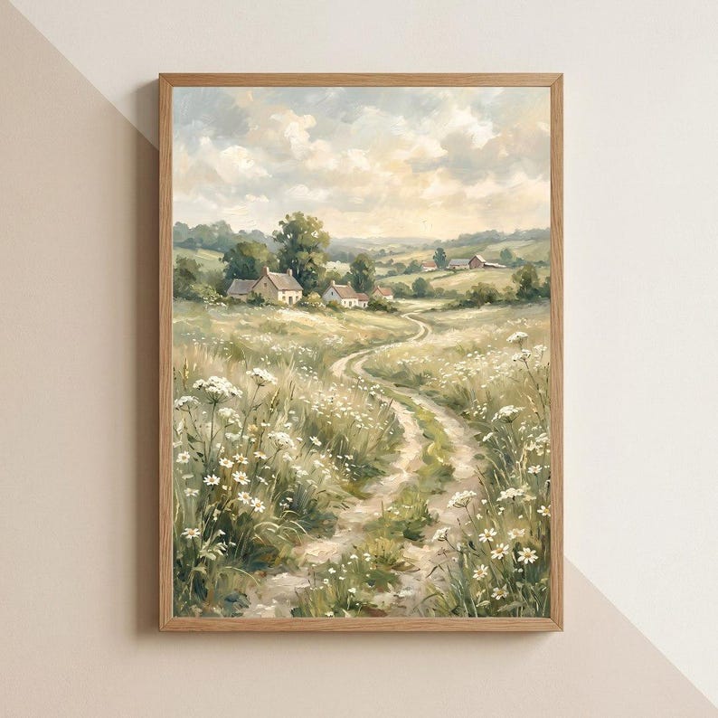 Countryside Wall Art Printable Printable Cottage Garden Wall Art ...