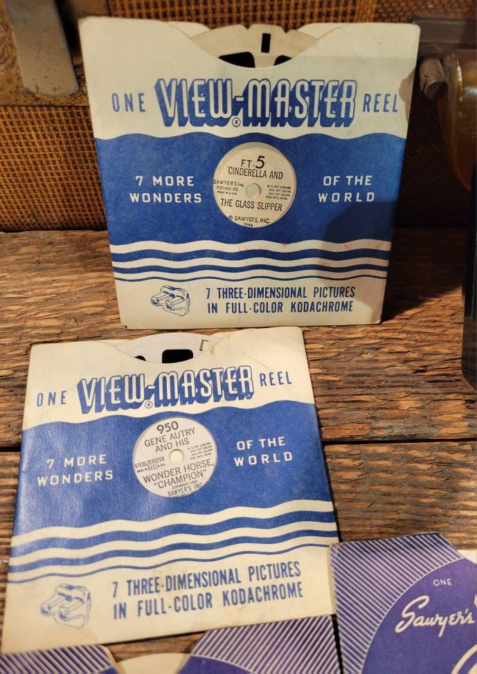 Vintage 1950s Sawyer's Viewmaster With Twelve Reels / Classic Toys ...