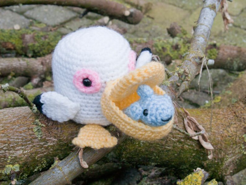Amigurumi Pelican & Guppy Crochet Pattern | Etsy