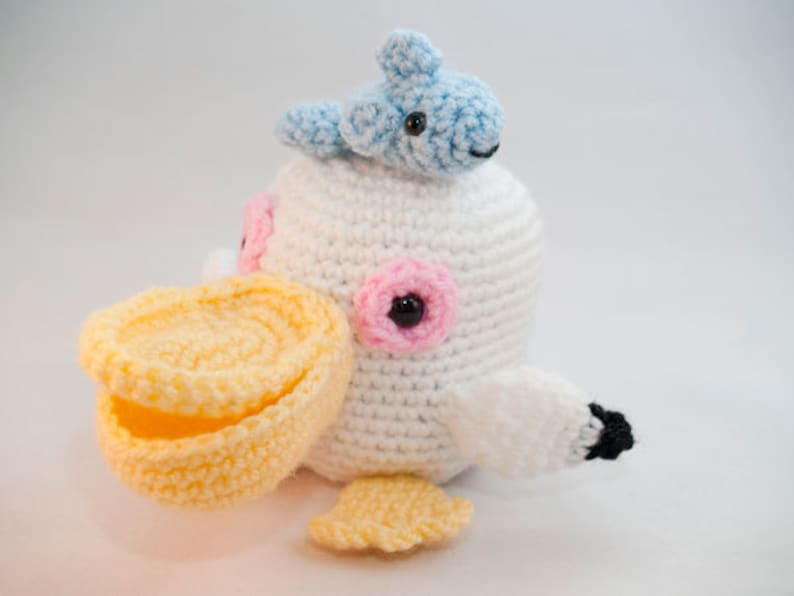 Amigurumi Pelican & Guppy Crochet Pattern | Etsy