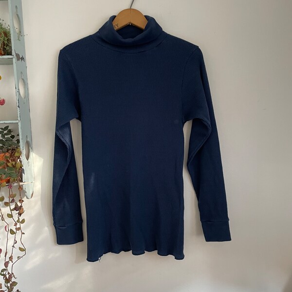 Blue Turtleneck - Etsy