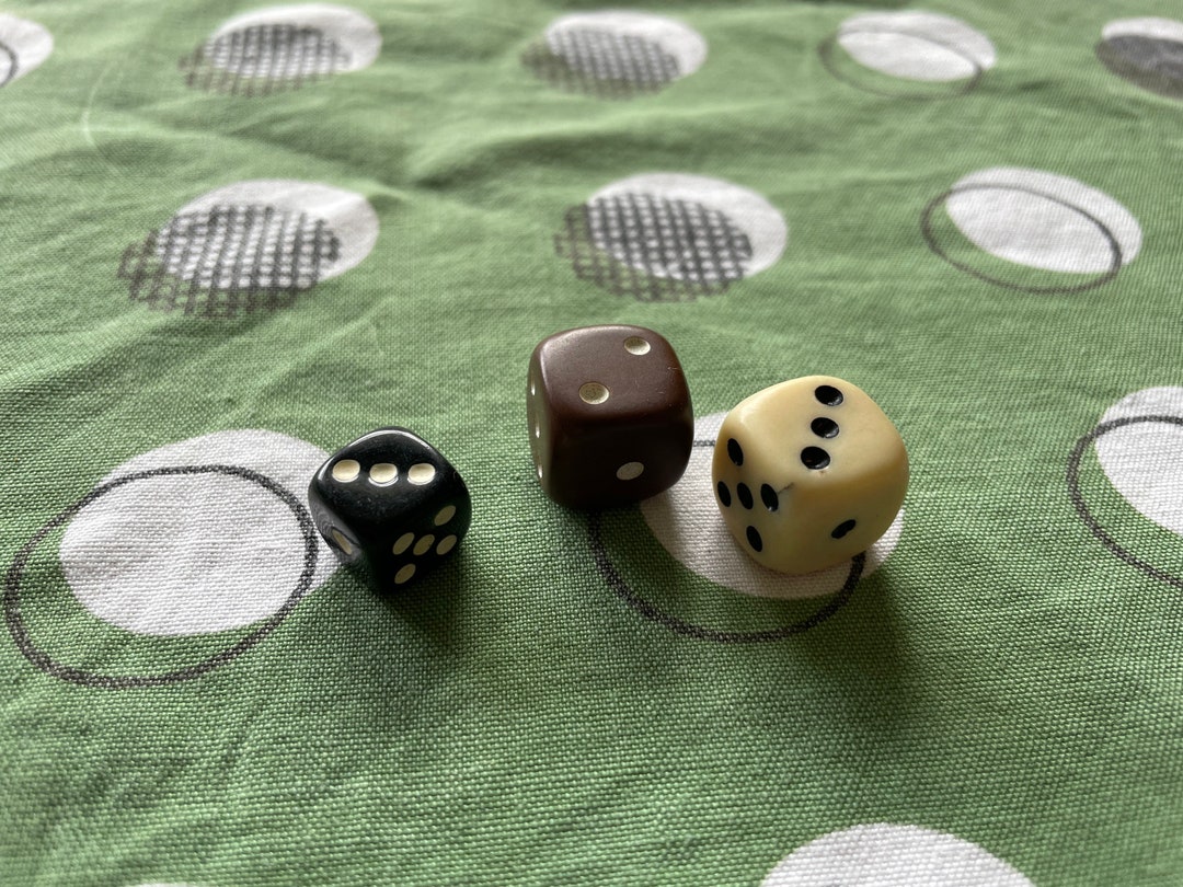 Vintage Rounded Edge Dice Collection - Etsy