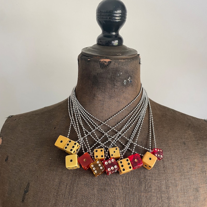 Dice Necklace - Etsy