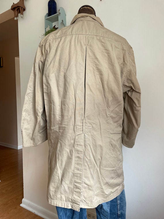 Vintage 1950s USAF military tan tropical bush jacket,… - Gem