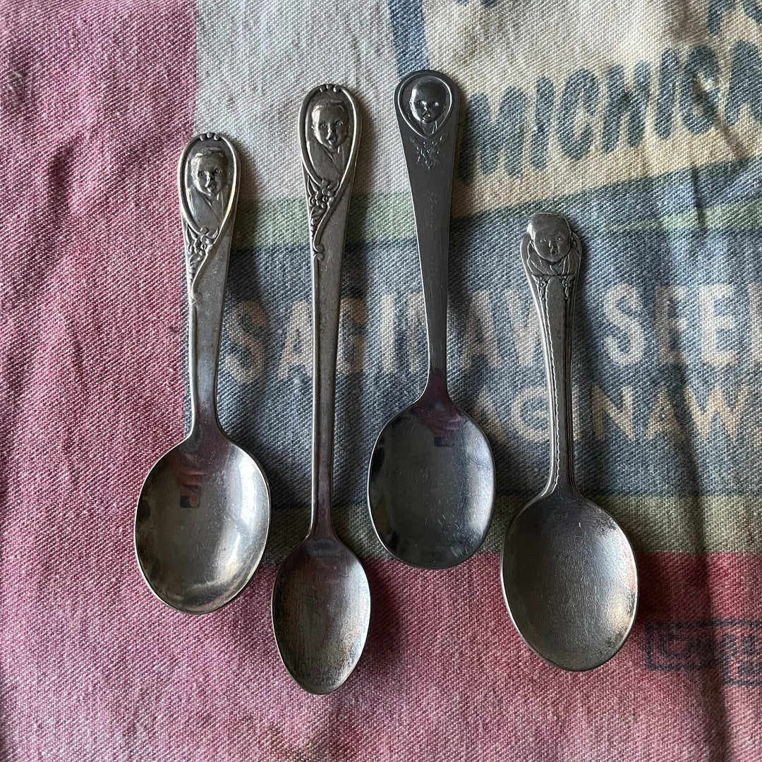 Vintage Gerber Baby Spoons Lot of 4 - Etsy