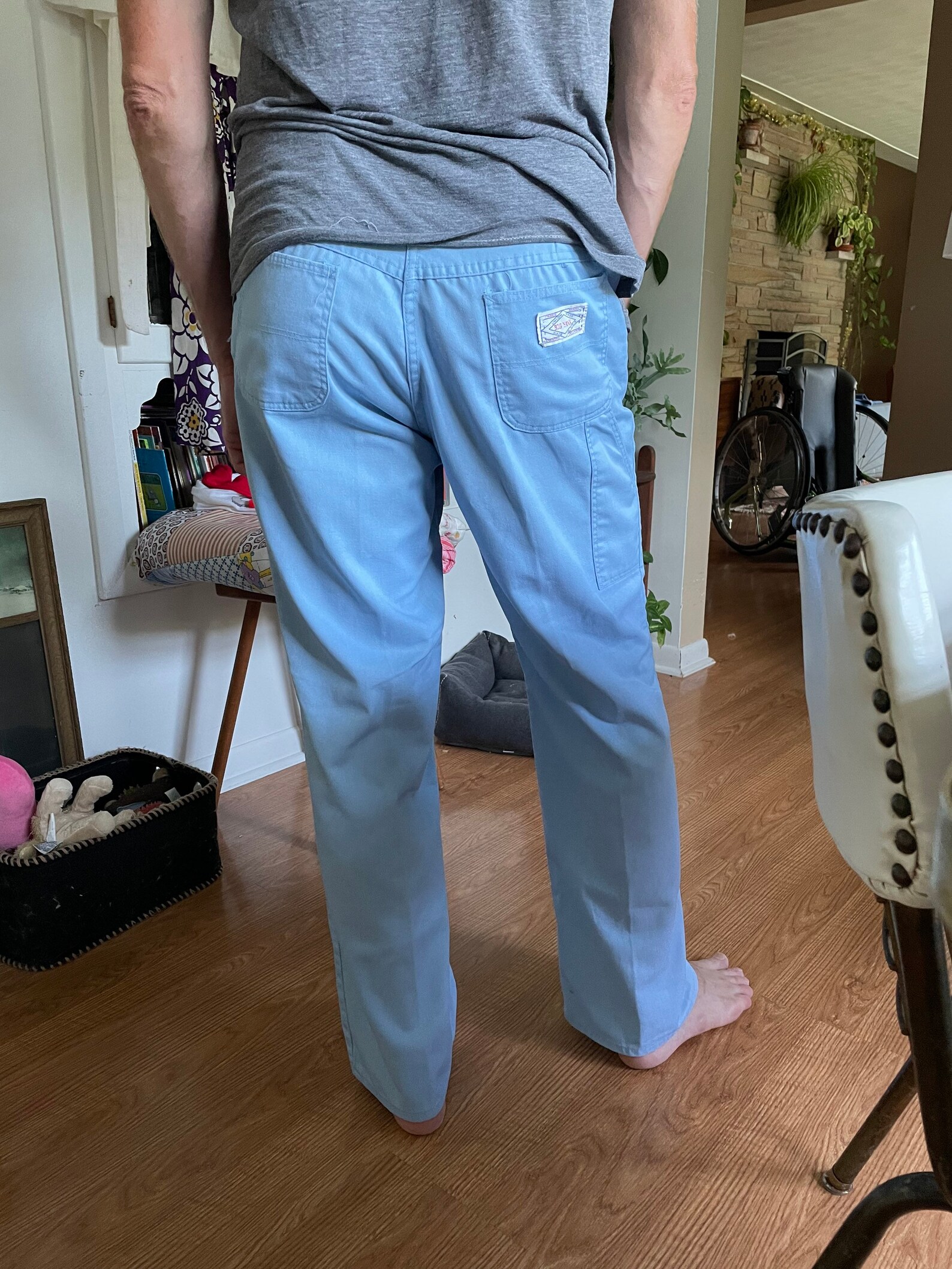 Vintage 1970’s Big Yank Blue Pants 32x30.5 - Etsy