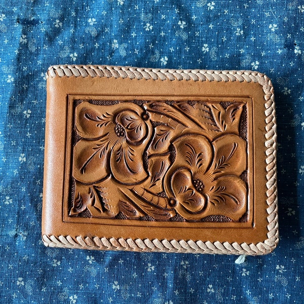 Hand Tooled Wallet - Etsy