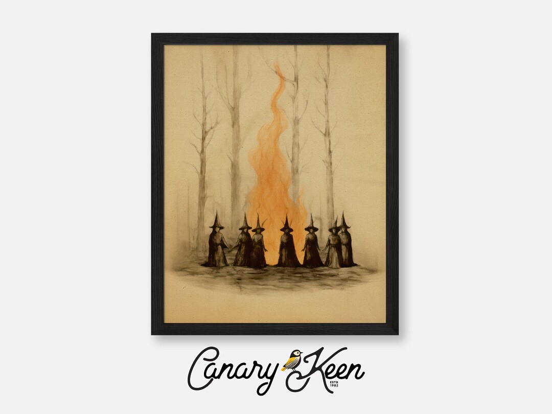 Coven Forest Original Digital ART PRINT Covenstead Dark - Etsy