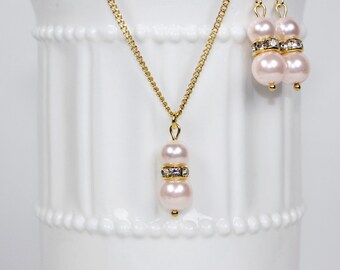 Pink gold jewelry | Etsy