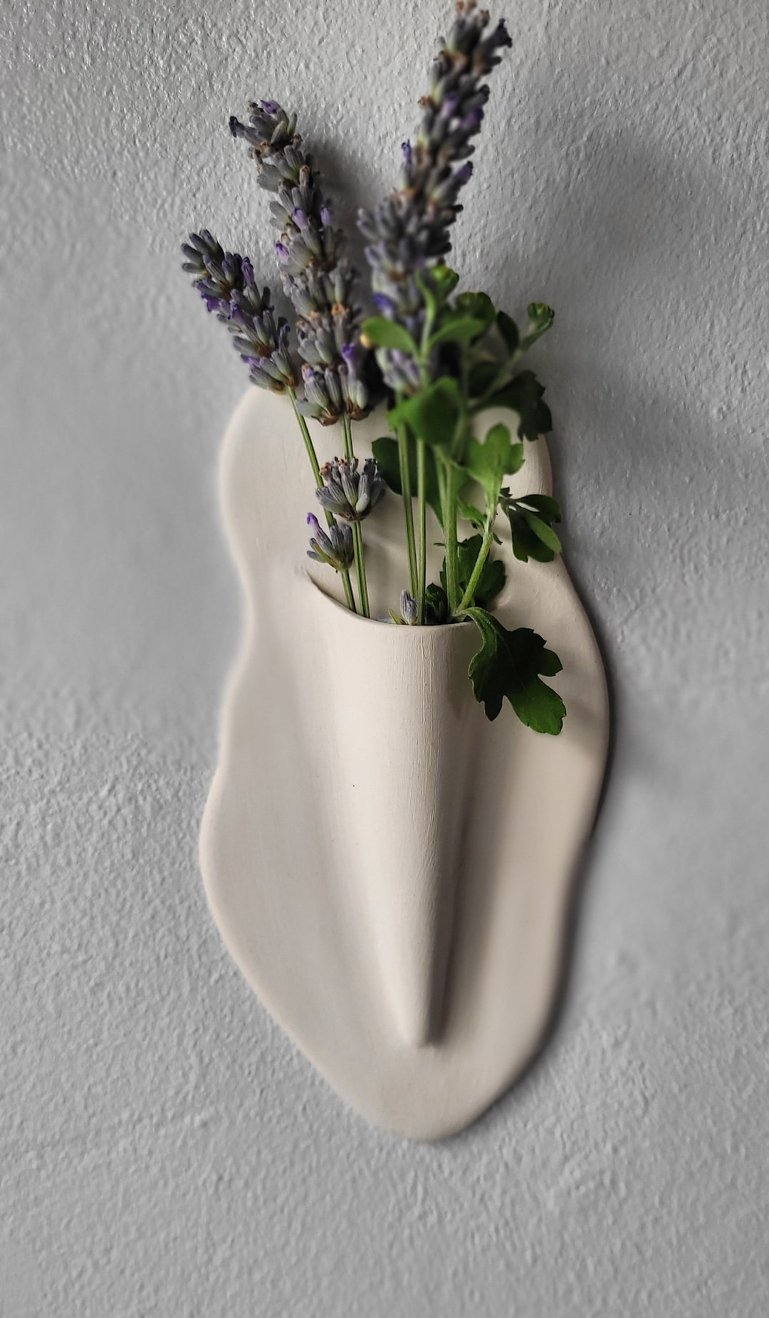 Handmade White Matt Ceramic Wall Sconce - Etsy