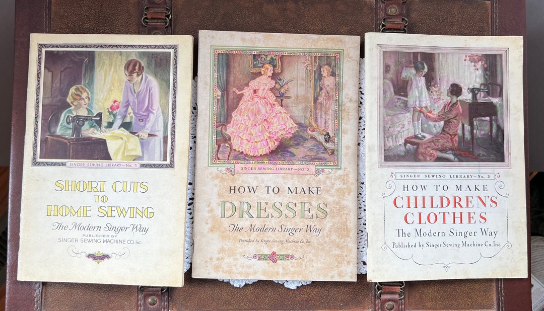 Singer Sewing Library Books No 1, 2, & 3 Short Cuts, Childrens, and ...
