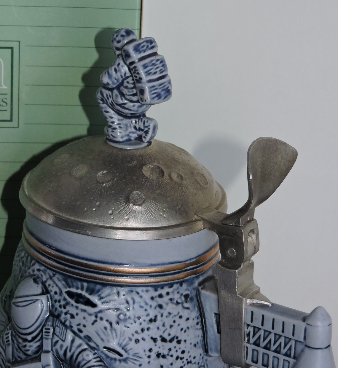 Avon Stein | 1991 | Conquest of Space | Neil Armstrong | American Flag ...