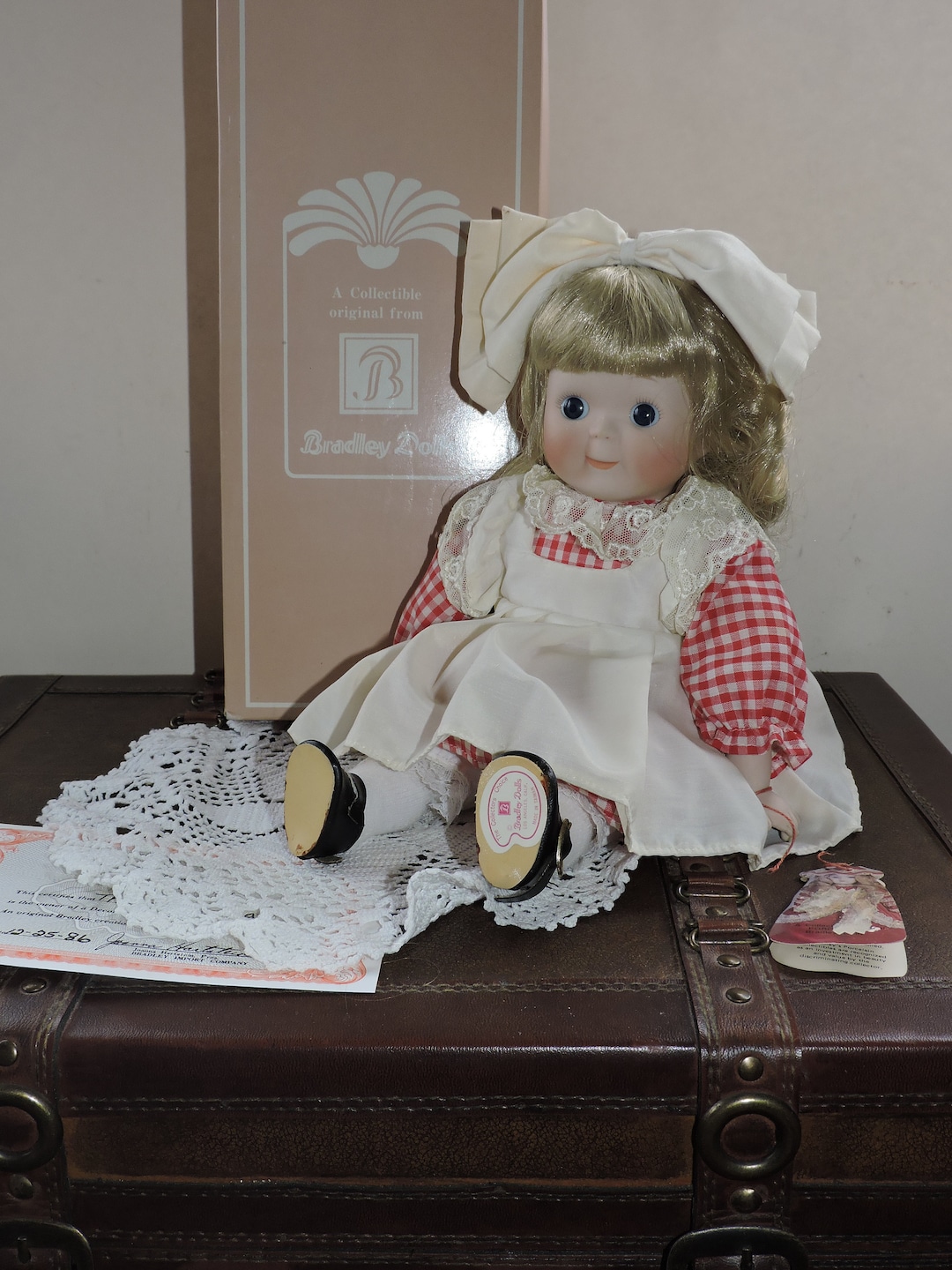 Bradley Dolls Danielle Porcelain Doll Blonde Doll Free Shipping - Etsy