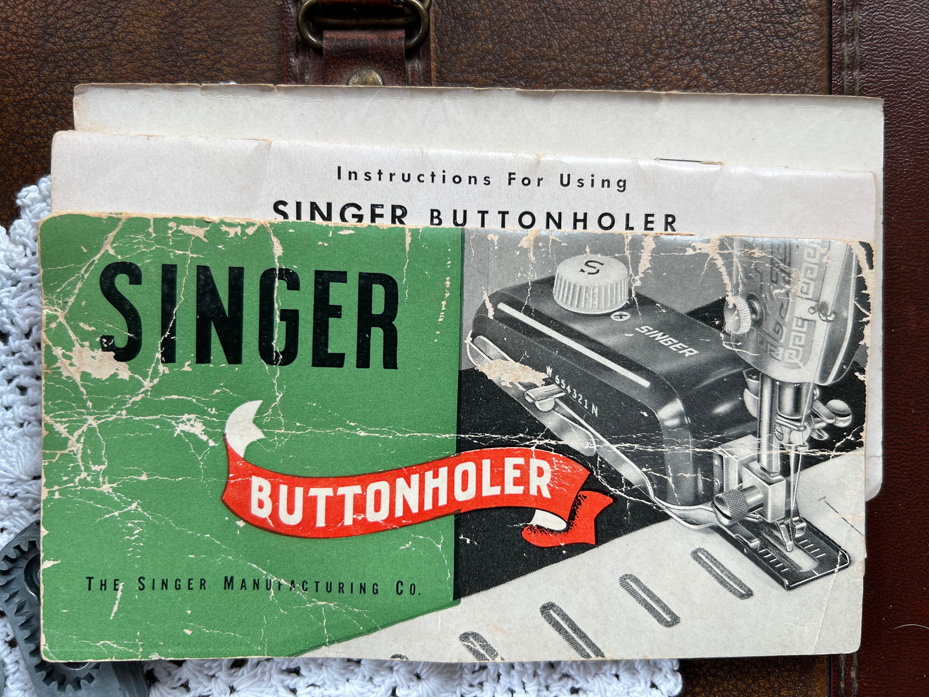 Vintage Singer Sewing Machine Buttonholer | 160506 | Original Black ...
