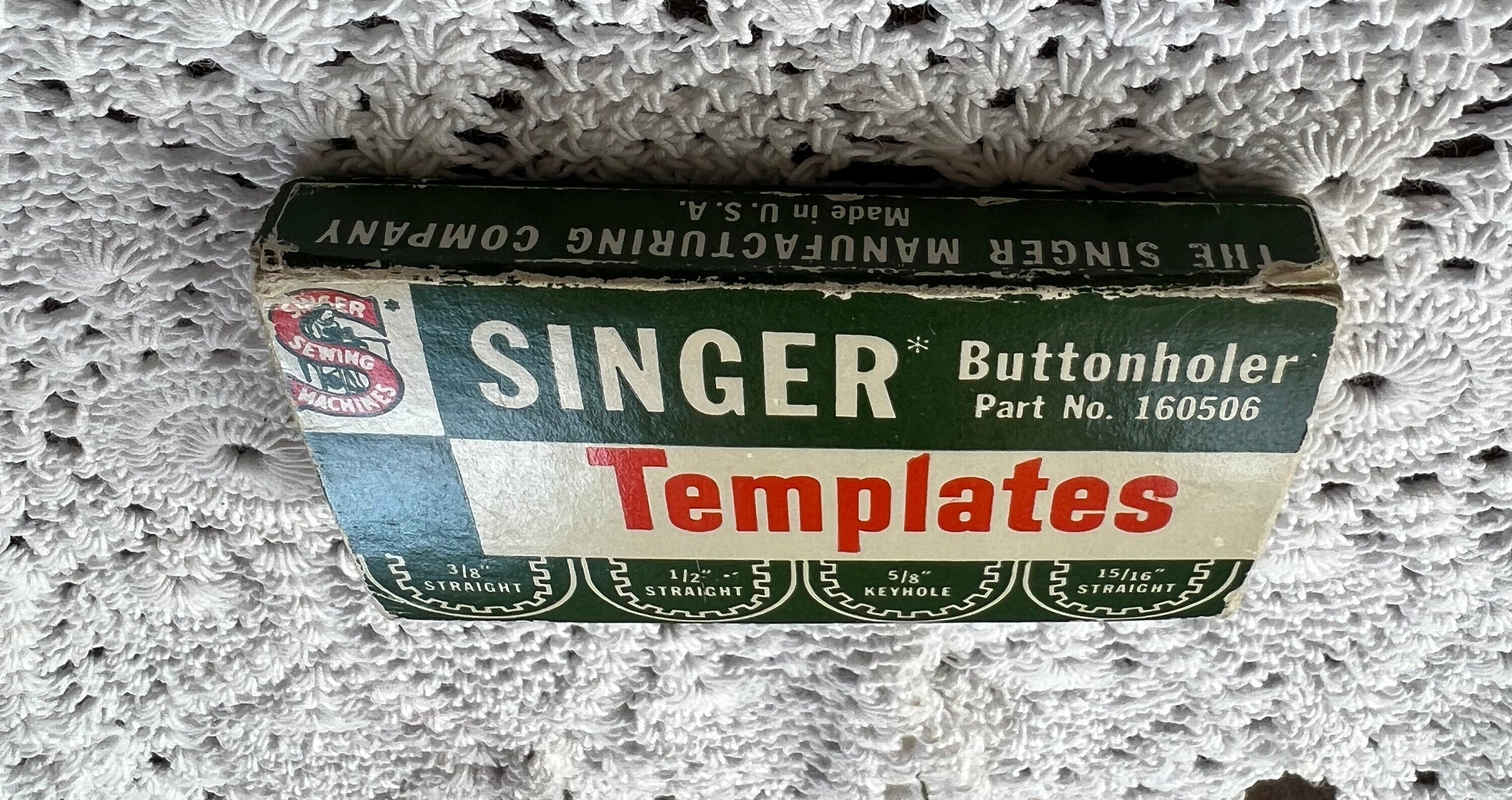 Singer Sewing Machine Buttonhole Templates 160506 Templates Original ...