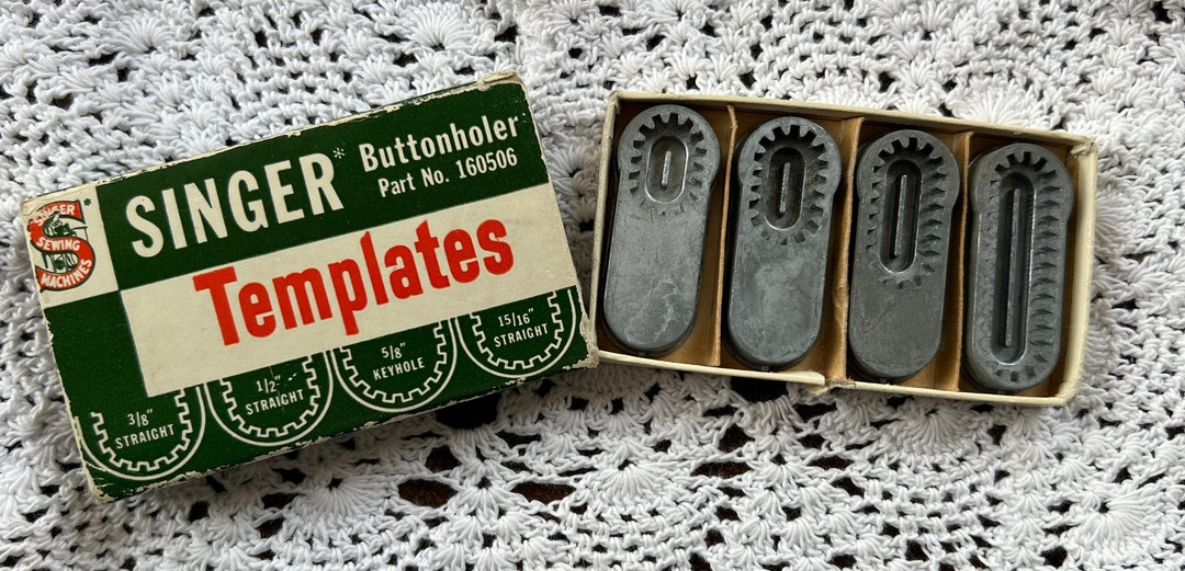 Singer Sewing Machine Buttonhole Templates | #160506 Templates ...