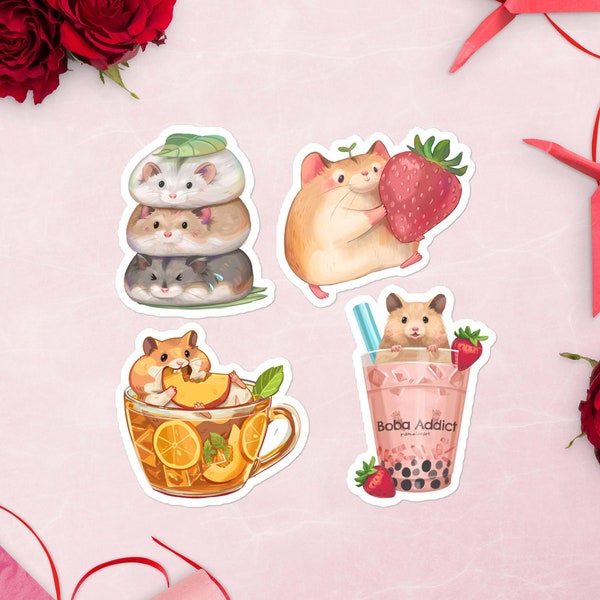 Hamster Stickers - Etsy