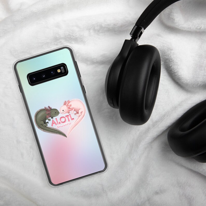 Alotl Love Axolotl Valentine's Day Heart Samsung Case - Etsy