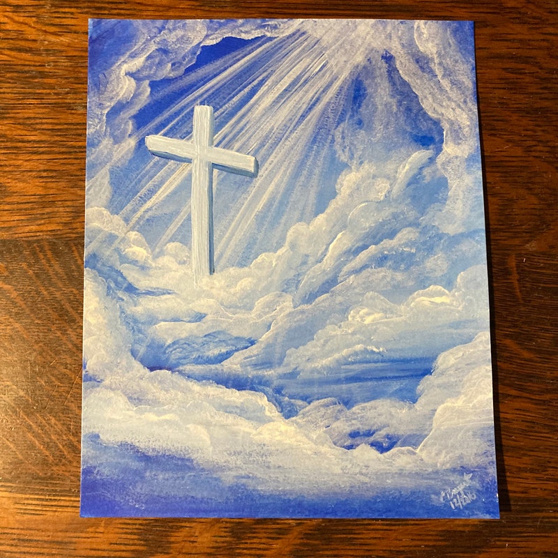 Cross Painting - Etsy