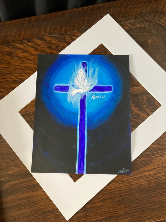 The Holy Spirit Fire And Cross