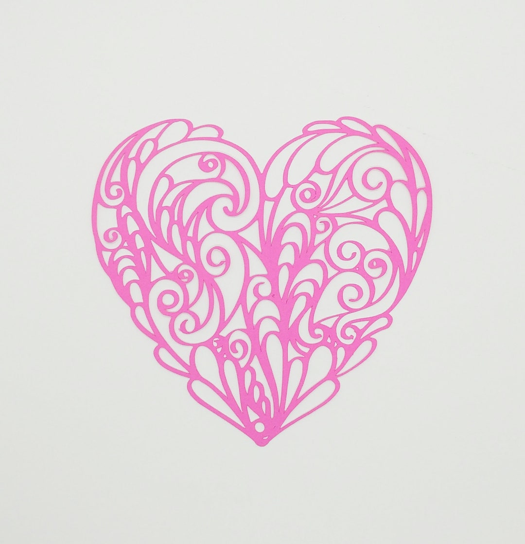 Decorative Heart SVG - Etsy