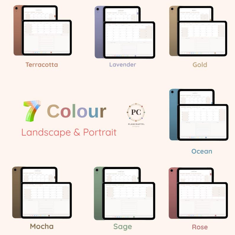 All-in-one Digital Planner 2026-2028 | Lavender Theme (digital Download ...