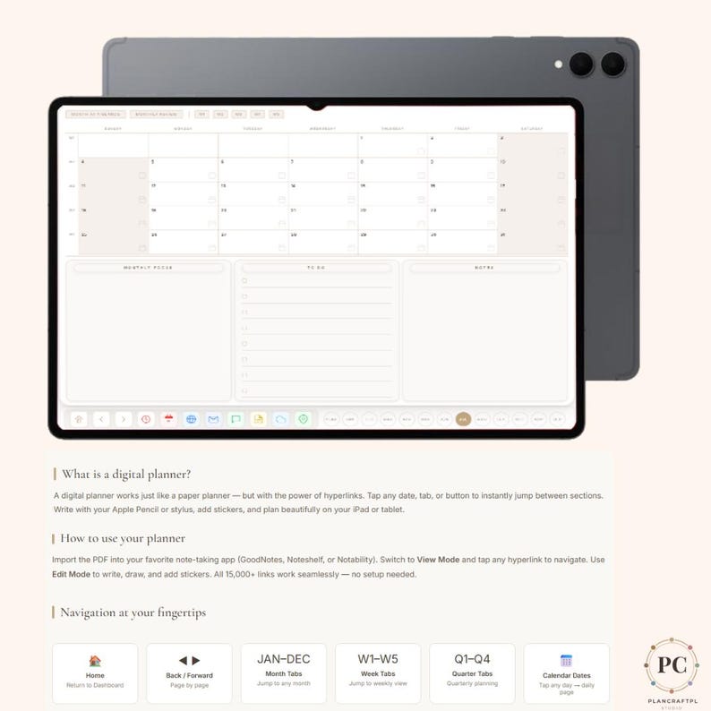 All-in-one Digital Planner 2026-2028 | Lavender Theme (digital Download ...