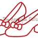 Ruby Slippers Machine Applique Embroidery Design - Etsy
