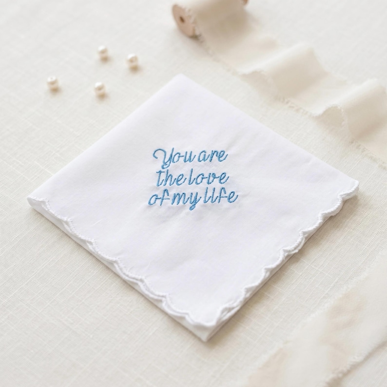 Custom Wedding Handkerchief for Groom,embroidered Groom Gift,wedding ...