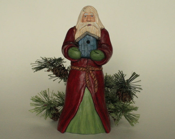 Hand Carved Old World Santa Number 9, Wood Santa Clause - Etsy